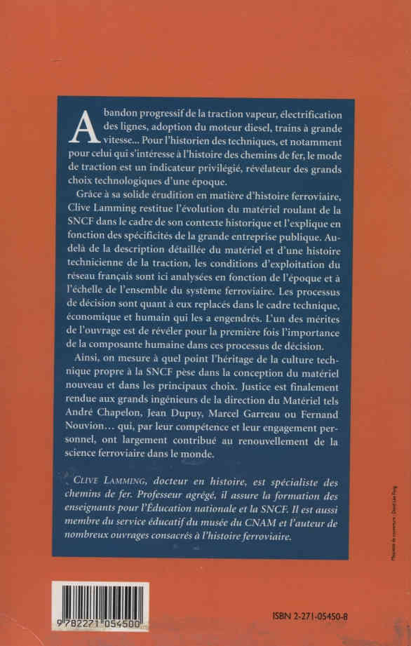 Liste des ouvrages de Clive Lamming – Train Consultant Clive Lamming