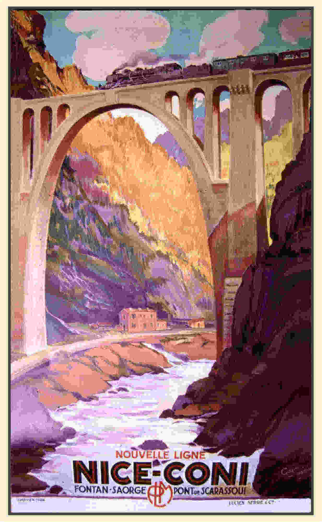 france.8.affiche.ancien-rc3a9seau-plm.nice-coni.1928.painted-by-adolphe ...