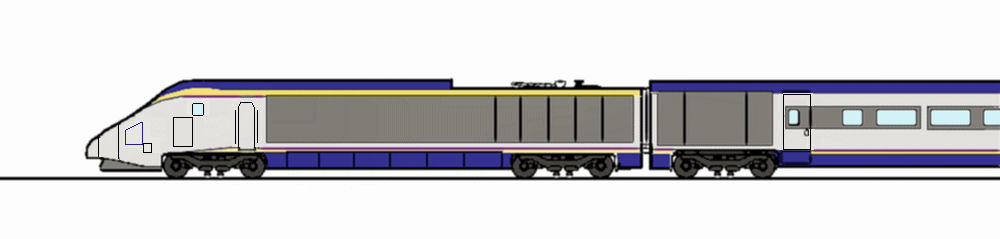 France.2.[1435].Automotrice.SNCF-TGV Eurostar.Dessin et vignette ...