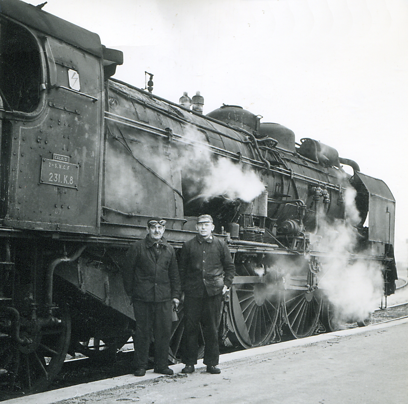 France.7.Mécanicien et chauffeur.231K.Nord.1960.Doc.Néel.Coll ...